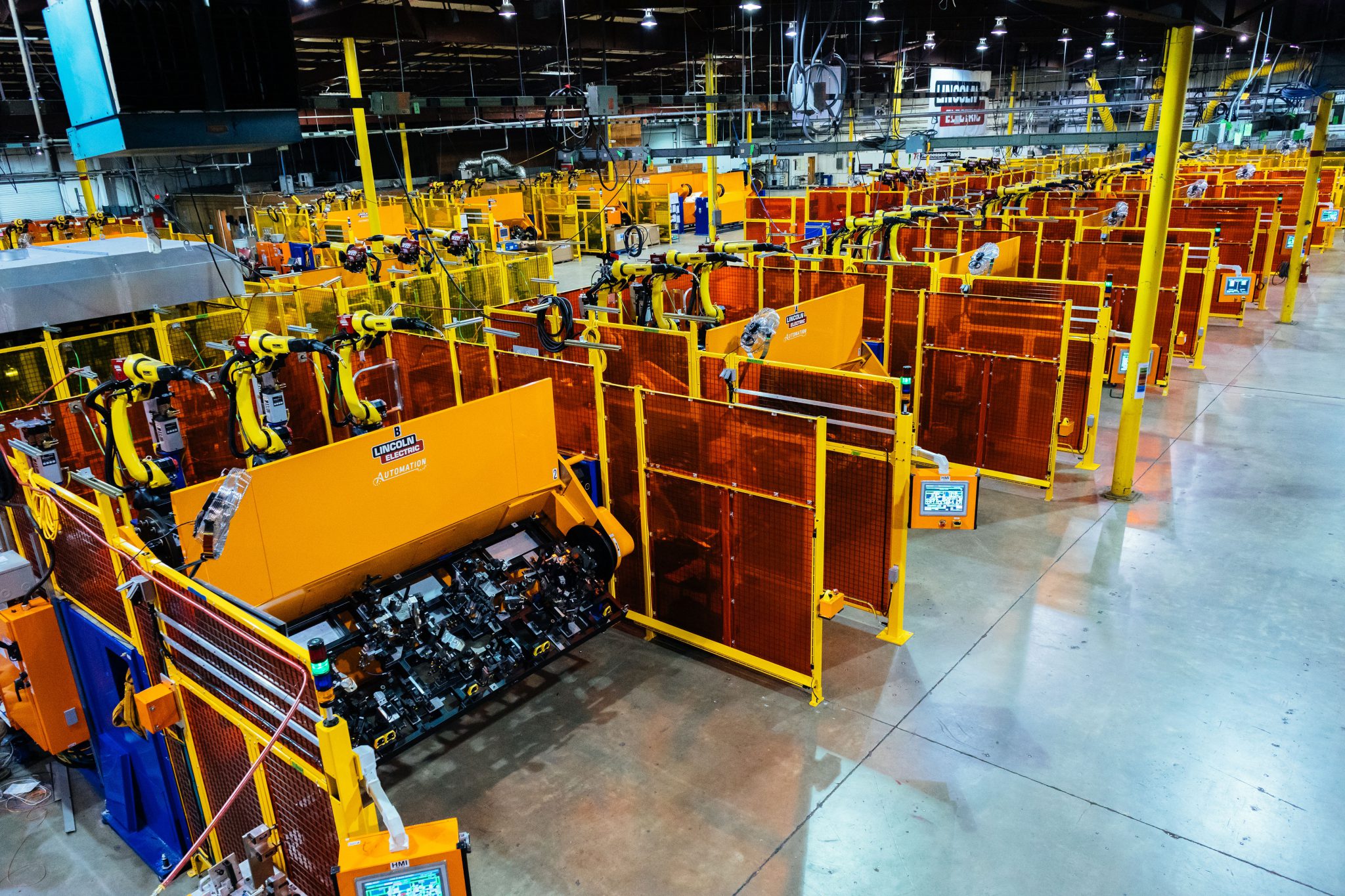 Integrated welding cell line on manufacturing flow | Tennessee Rand